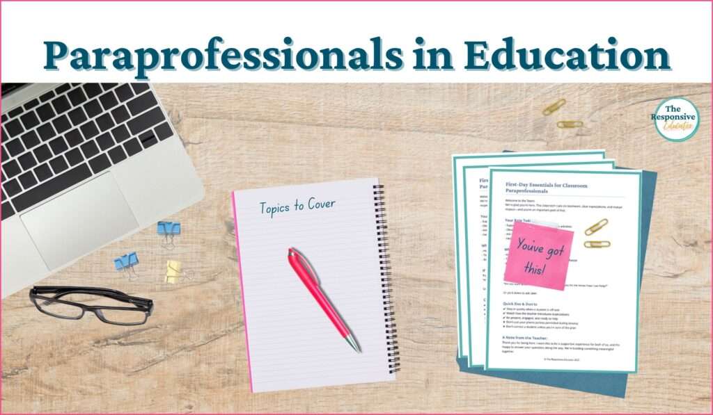 Paraprofessionals in Education Hub - Behavior Interventions for ...