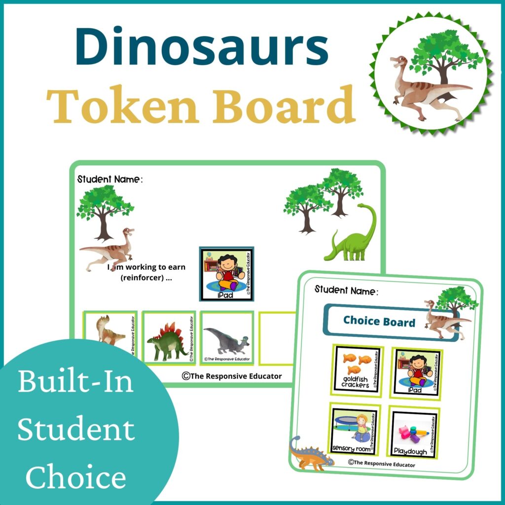 Token Boards - Dinosaurs Theme - Behavior Interventions for Teachers ...