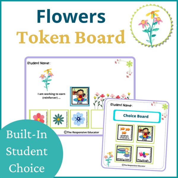 Token Boards - Flowers Theme - Behavior Interventions for Teachers ...