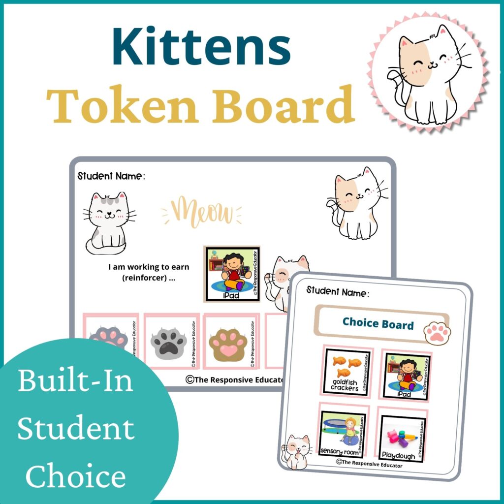 Token Boards - Kittens Theme - Behavior Interventions for Teachers ...