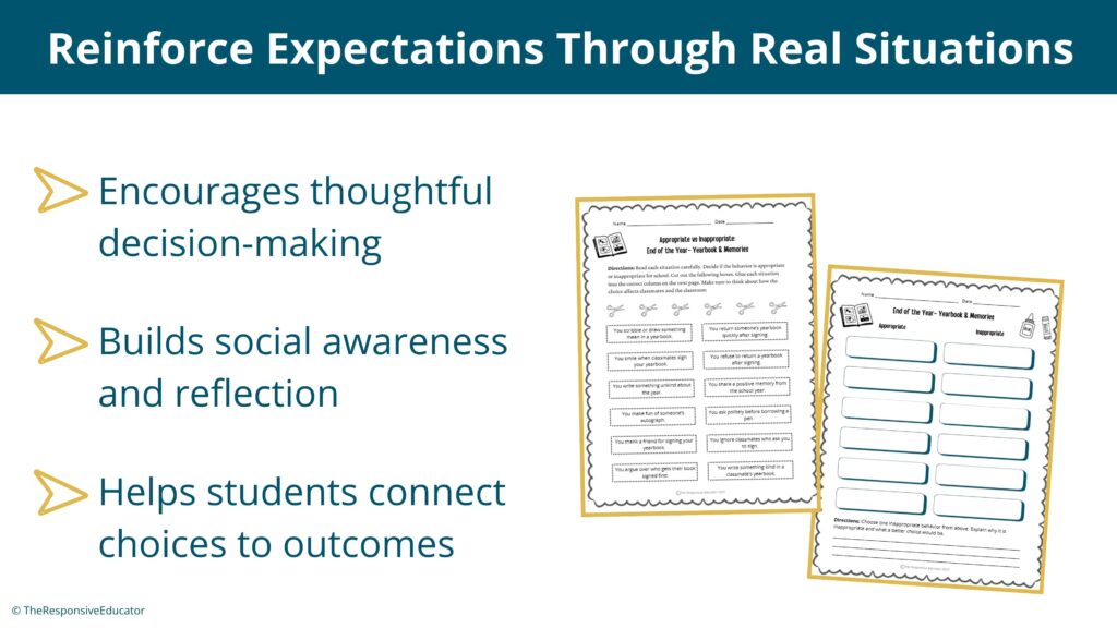 End of the Year Activities That Support SEL and Behavior in the ...