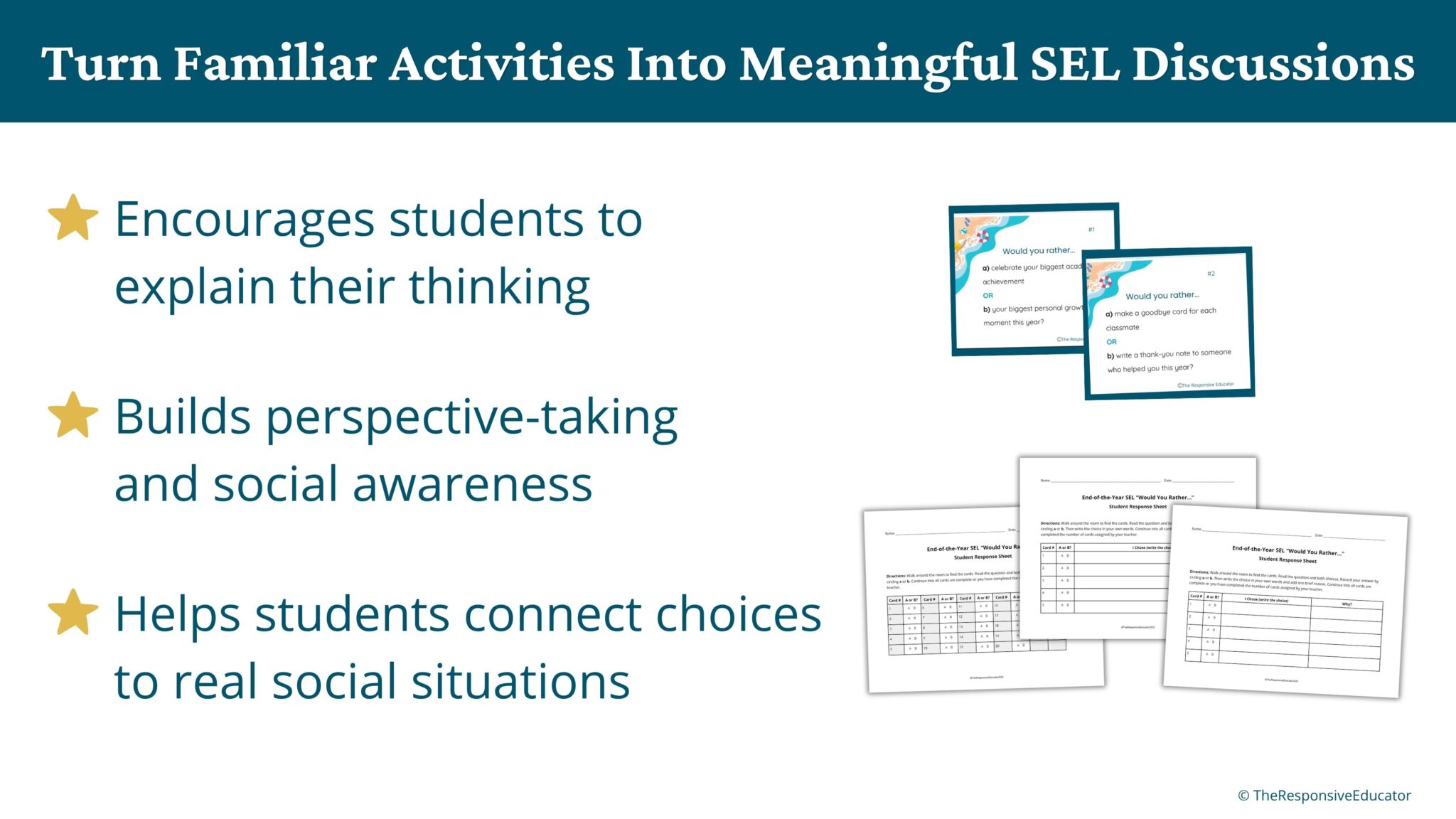 End of the Year Activities That Support SEL and Behavior in the ...